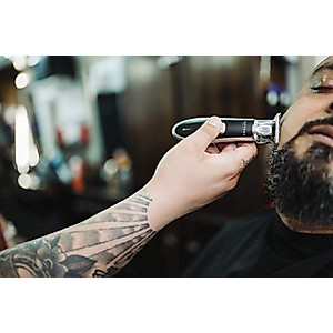 Supreme Trimmer T Shaper Liner Trimmer for Men | Cordless Trimmer for Sensitive Skin, Kids & Elderly | Low Noise Beard Trimmer, Zero Gap Barber Trimmer (Silver)