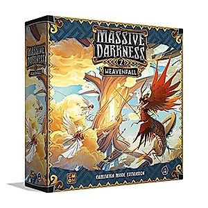 Massive Darkness 2 Heavenfall Board Game Expansion | Tabletop Miniatures Game | Cooperative Strategy Game for Adults and Teens | Ages 14+ | 1-6 Players | Average Playtime 60 Minutes | Made by CMON