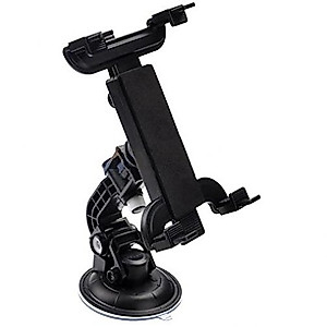Car Mount Tablet Holder Windshield Swivel Cradle Window Dock Stand Strong Suction Multi-Angle Rotation for Microsoft Surface Go (10") - Microsoft Surface Pro