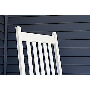 Woodlawn&Home, 100019, Mission Style Rocking Chair, White