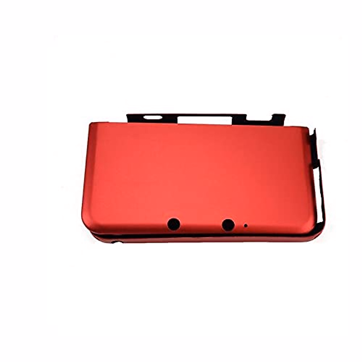 Aluminium Alloy Protective Case Front Back Faceplate Plates Top Cover & Bottom Battery Housing Shell Case Cover for 3DS XL LL Console - Red