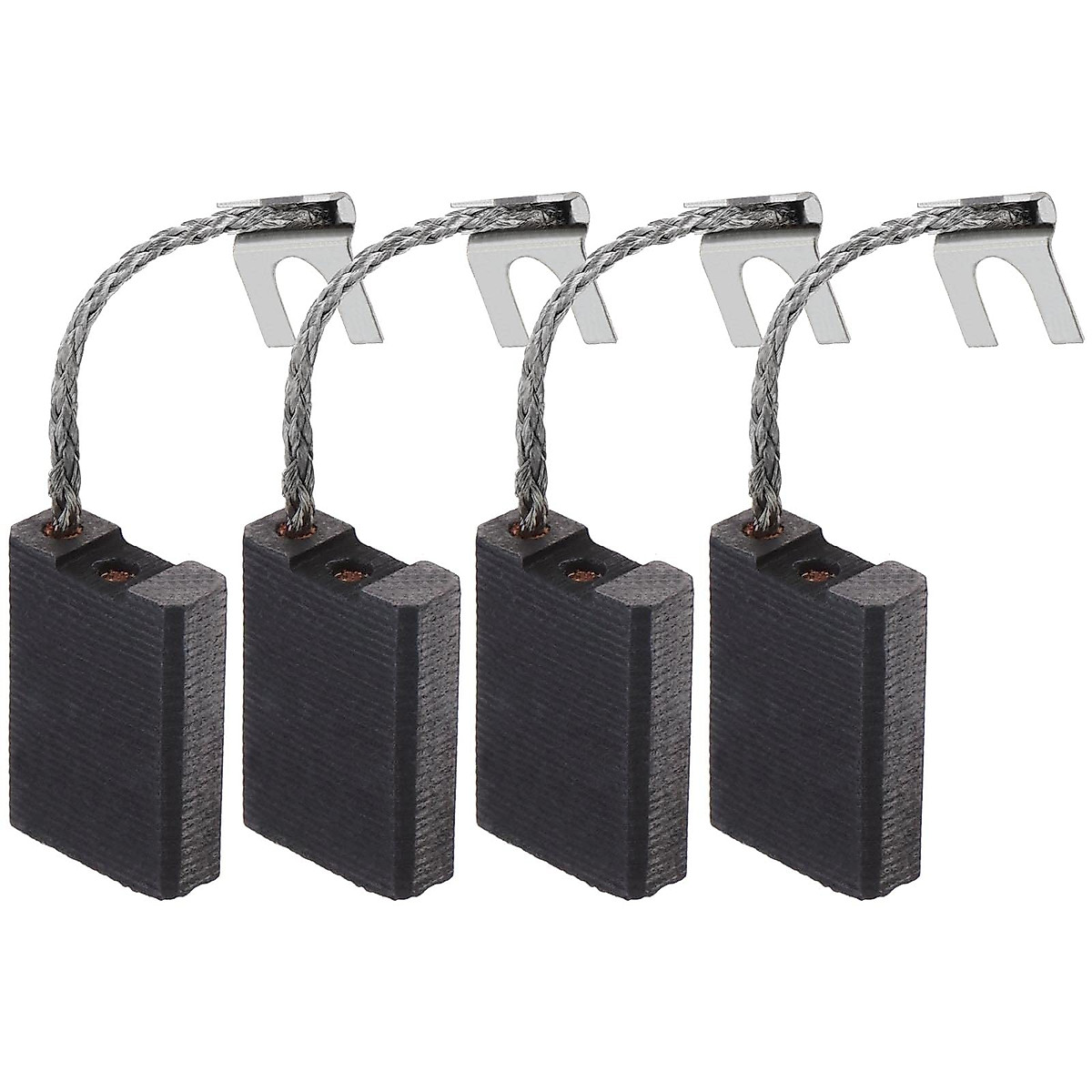 Micro Traders 2 Pairs of Angle Grinder Carbon Brushes 22x16x6.3mm 1607014103 Compatible with Bosch Winkelschleifer PWS1800 Power Tool Replacement Accessories