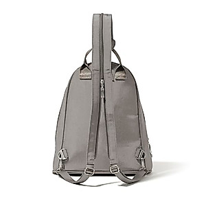 Baggallini Naples Convertible Small Daypack Sling Crossbody, Sterling Shimmer