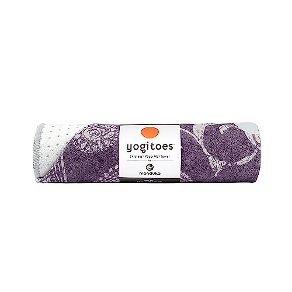 Yogitoes Yoga Mat Towel - Lightweight, Quick Drying Microfiber, Non Slip Skidless Technology, Use in Hot Yoga, Vinyasa and Power, 71 Inch (180cm), Geija Purple