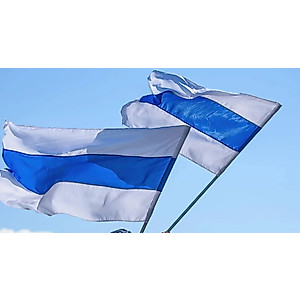 Russian New Anti-War White Blue white Protest Flag 3x5 Ft / 90x150 cm