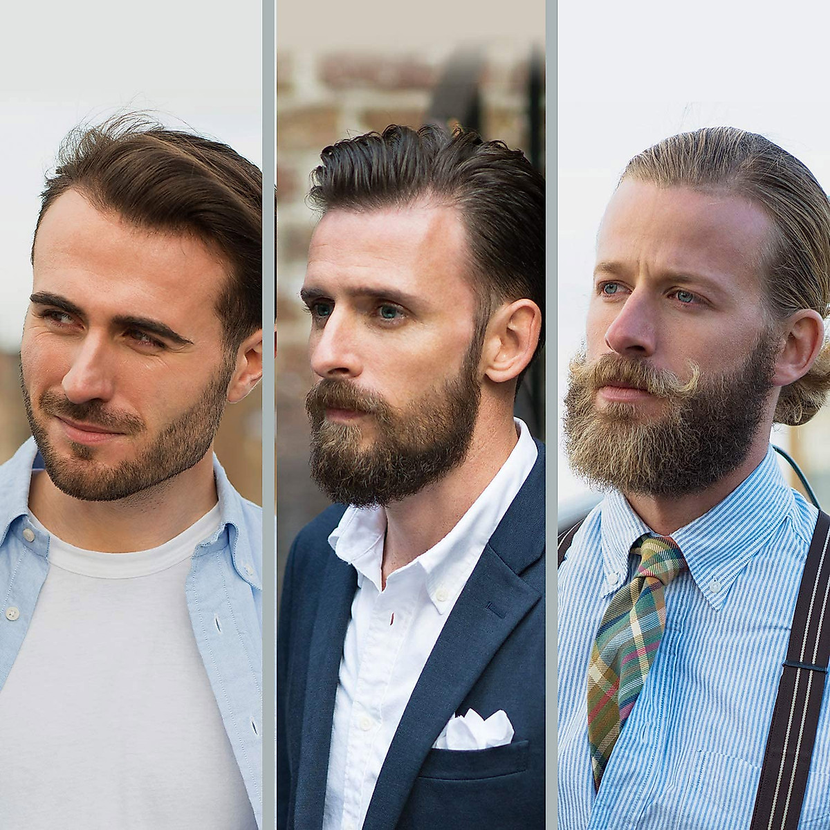 Panasonic Long Beard Trimmer for Men, 58 Length Settings and 4 Attachments for Cutting and Detailing, Cordless or Corded Operation – ER-GB96-K (Black)