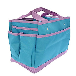 Miracle-Gro MG10010 Garden Tote Bag - Roomy Gardening Tote with 14 Pockets, Polyester, Gardening Hand Tool Organizer