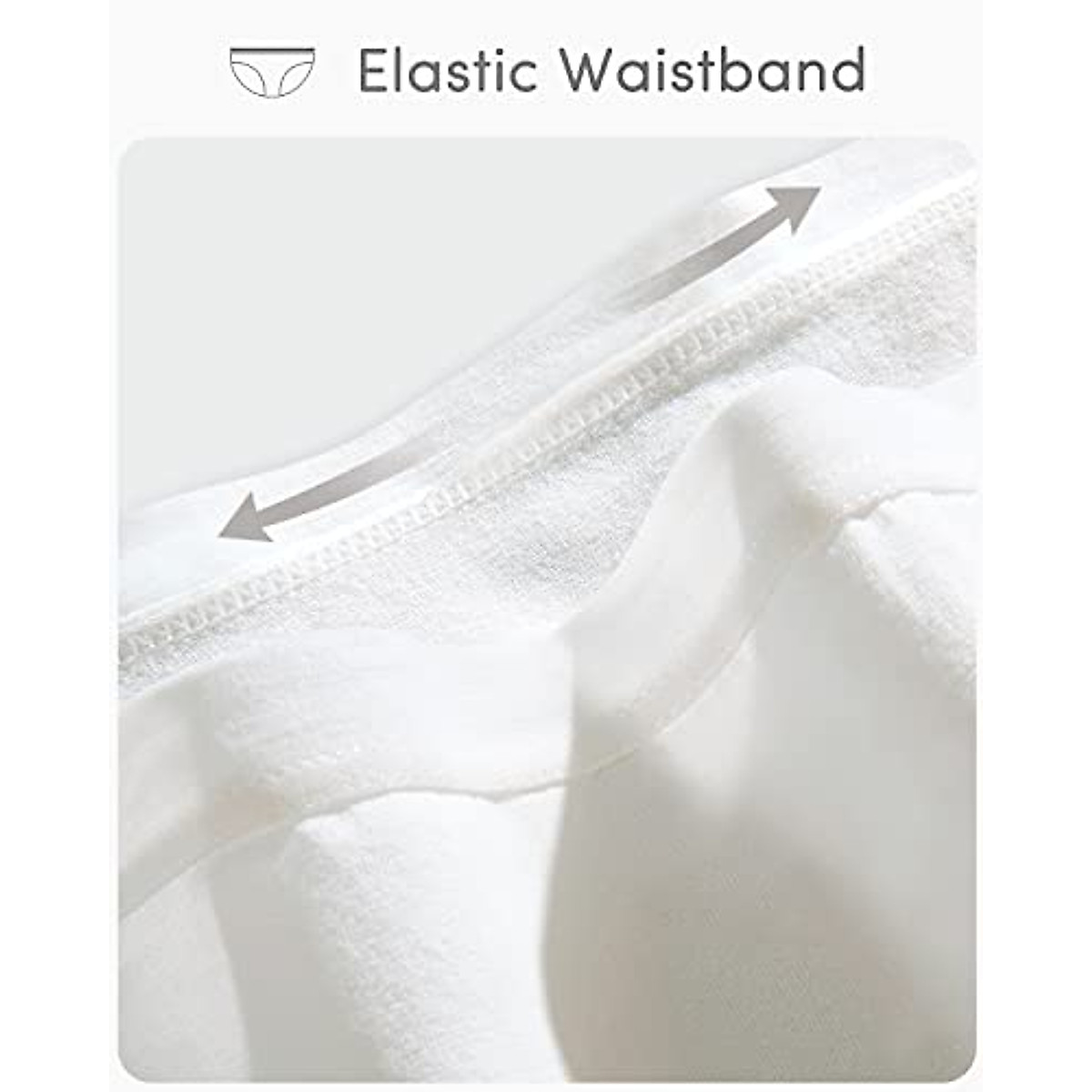 Adorel Teen Girls Cotton Brief Underwear Panties Pack of 8 White 15-18 Years (Manufacturer Size XL)