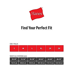 Hanes Men's Tagless Boxer With Exposed Waistband Multi-Packs, 6 Pack - Assorted, Large