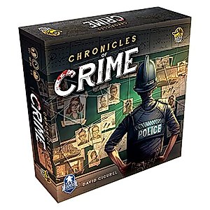 Chronicles of Crime Board Game | Murder Mystery Game | Criminal Investigation Game | Cooperative Game for Kids and Adults | Ages 12+ | 1-4 Players | Avg. Playtime 60-90 Mins | Made by Lucky Duck Games