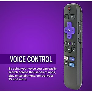 OEM Replacement RC-AL2 for Roku Stick Remote Control RCAL2 Roku Remote - RF with VOICE - Works with Roku Streaming Stick Remote HDMI Version for Roku Streaming Stick (HDMI Version)