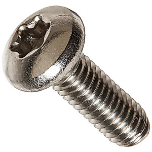 Small Parts MI3.510MTP18 18-8 Stainless Steel Pan Head Machine Screw, Meets ISO 7045, T15 Star Drive, M3.5-0.6 Thread Size, 10 mm Length, Fully Threaded, Import (Pack of 100)