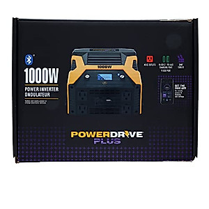 PowerDrive Plus PWD1000P 1000 Watt Wireless Power Inverter with Bluetooth(R) Technology and Remote Control