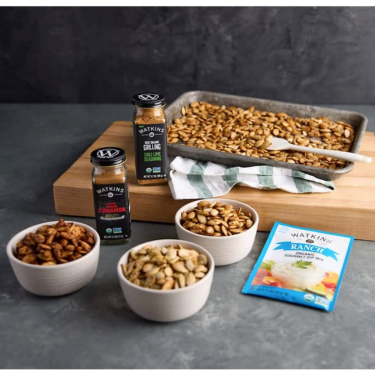 Watkins Organic Ranch Salad Dressing Mix, 0.85 oz. Packets, 12-Pack