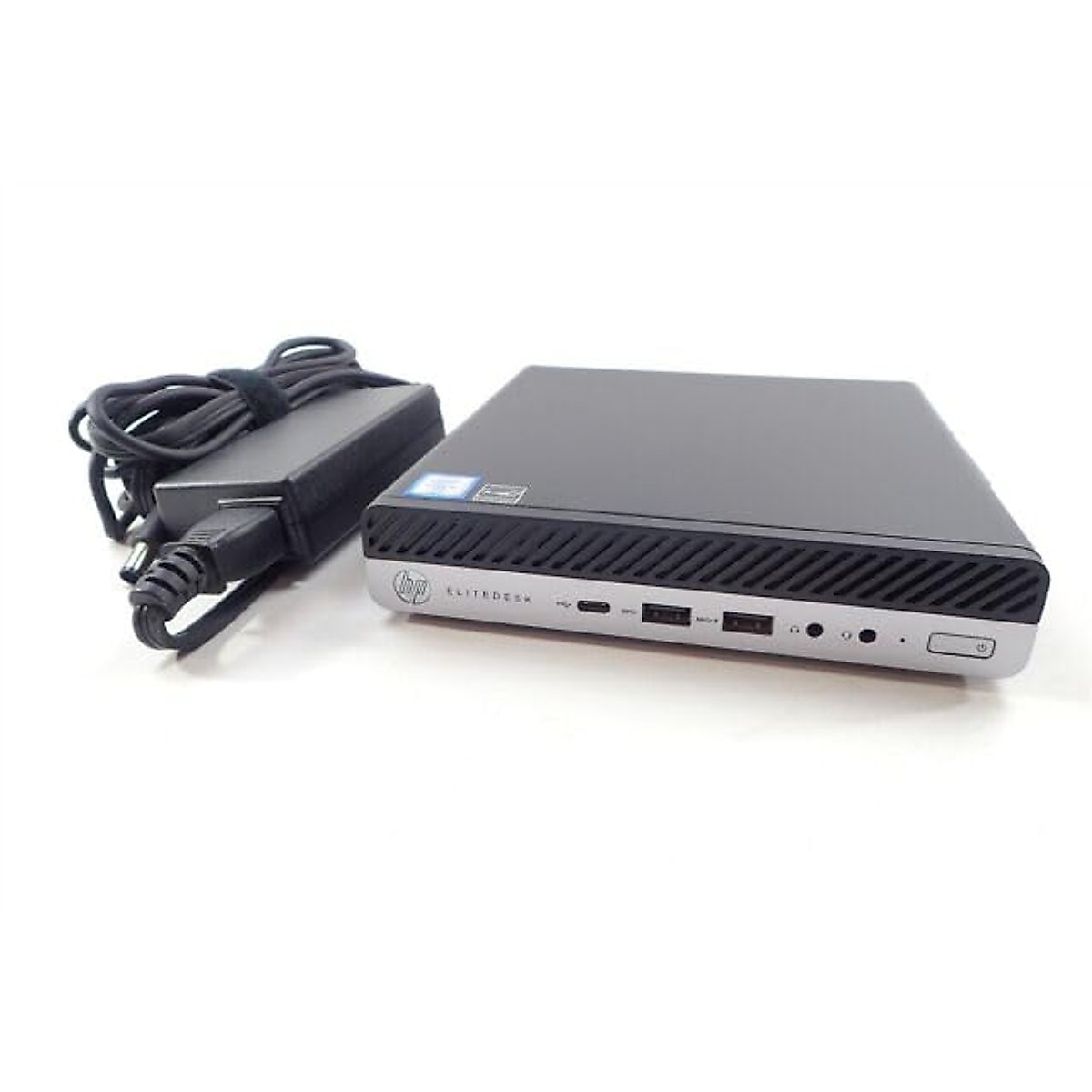 HP EliteDesk 800 G3 Mini Business Desktop (Intel Quad-Core i7-6700T 2.8Ghz, 16GB DDR4 RAM, 256GB SSD, DisplayPort DP, Ethernet RJ-45, Keyboard + Mouse, Windows 10 Professional (Renewed)