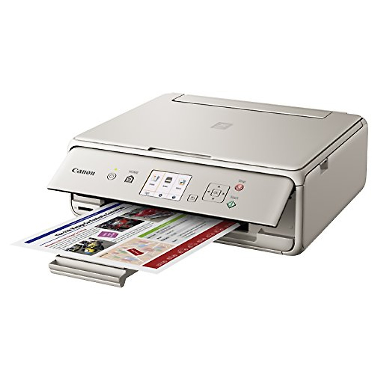 Canon Office Products PIXMA TS5020 GY Wireless color Photo Printer with Scanner & Copier, Gray