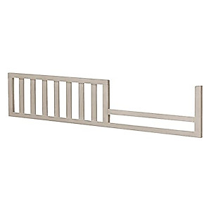 Sorelle 136 Toddler Solid Wood Bed Rail & Crib Conversion Kit | Universal & Timeless Style | Brushed Ivory | 51"x1"x20", Converts Crib to Toddler Bed