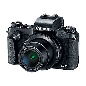 Canon PowerShot G1 X Mark III Digital Camera - Wi-Fi Enabled, Black (2208C001)