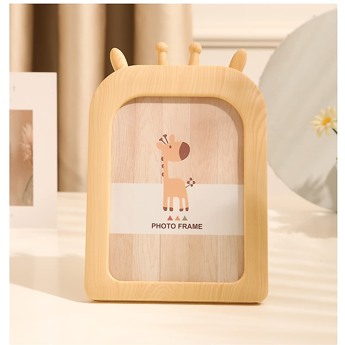 dbqpro Giraffe Photo Frame Giraffe Stickers, Picture Frame Cute Animal Decals