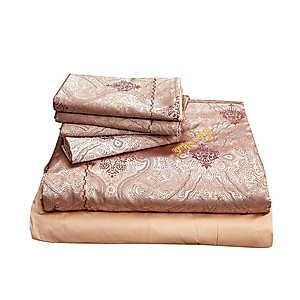 Dolce Mela DM719Q Queen Size Duvet Cover Set, Multi-Color