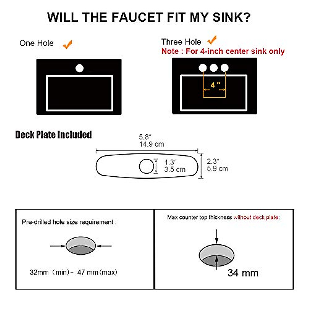 Hoimpro 360° Rotate Spout Single Handle Wet Bar Sink Faucet,Single Hole Bathroom Lavatory Faucet,Rv Small Bathroom Sink Faucet,Bar Vanity Faucet, Stainless Steel/Brushed Nickel (1 Or 3 Hole)