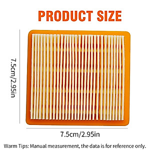 SYOWADA 2 Pcs 4180 141 0300 Air Filter Replacement for STIHL FS89 FS89R FS91 FS91R FS111 FS111R, 41801410300 Air Filter Replacement for STIHL KM91R KM111R KM131 KM131R BT131 HT102