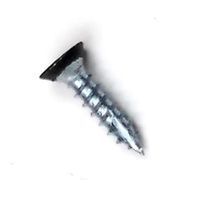 Hinge Outlet Flat Black Wood Screws for Hinges 9 x 1 Inch - Fly Cut for Self Drilling - 24 Pack