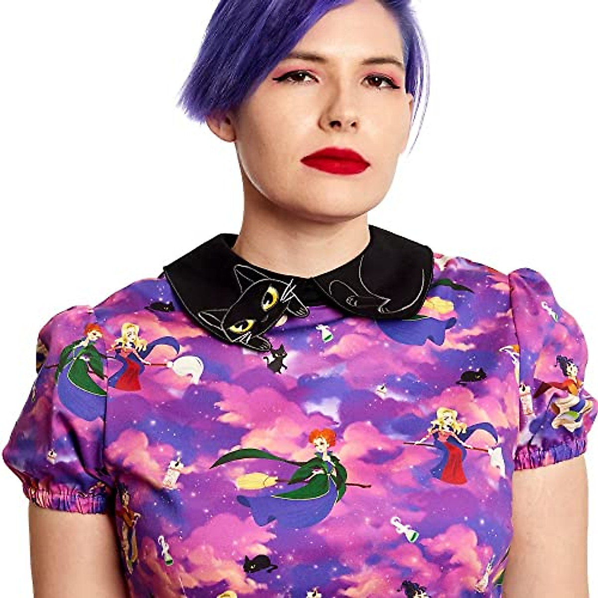 Loungefly Stitch Shoppe Disney Hocus Pocus Sunset Sanderson Sisters Natasha Dress (1X) Multicolor