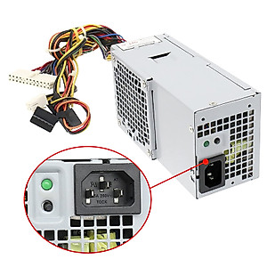 Upgrade D250AD-00 H250ad-00 250W Power Supply F250AD-00 Fit for Dell Optiplex 390 3010 Inspiron 530s 537s 540s 545s 546s 560s 570s 580s Vostro 200s 220s 230s 400s Studio 540s Slim DT System L250NS-00