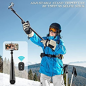 Phone Holder, 10.2" Selfie Ring Light with 65" Adjustable Tripod Stand, Dimmable LED Ring Light Kit for Tiktok/YouTube/Makeup/Photography,Selfie Stick and Ring Light 2 in 1