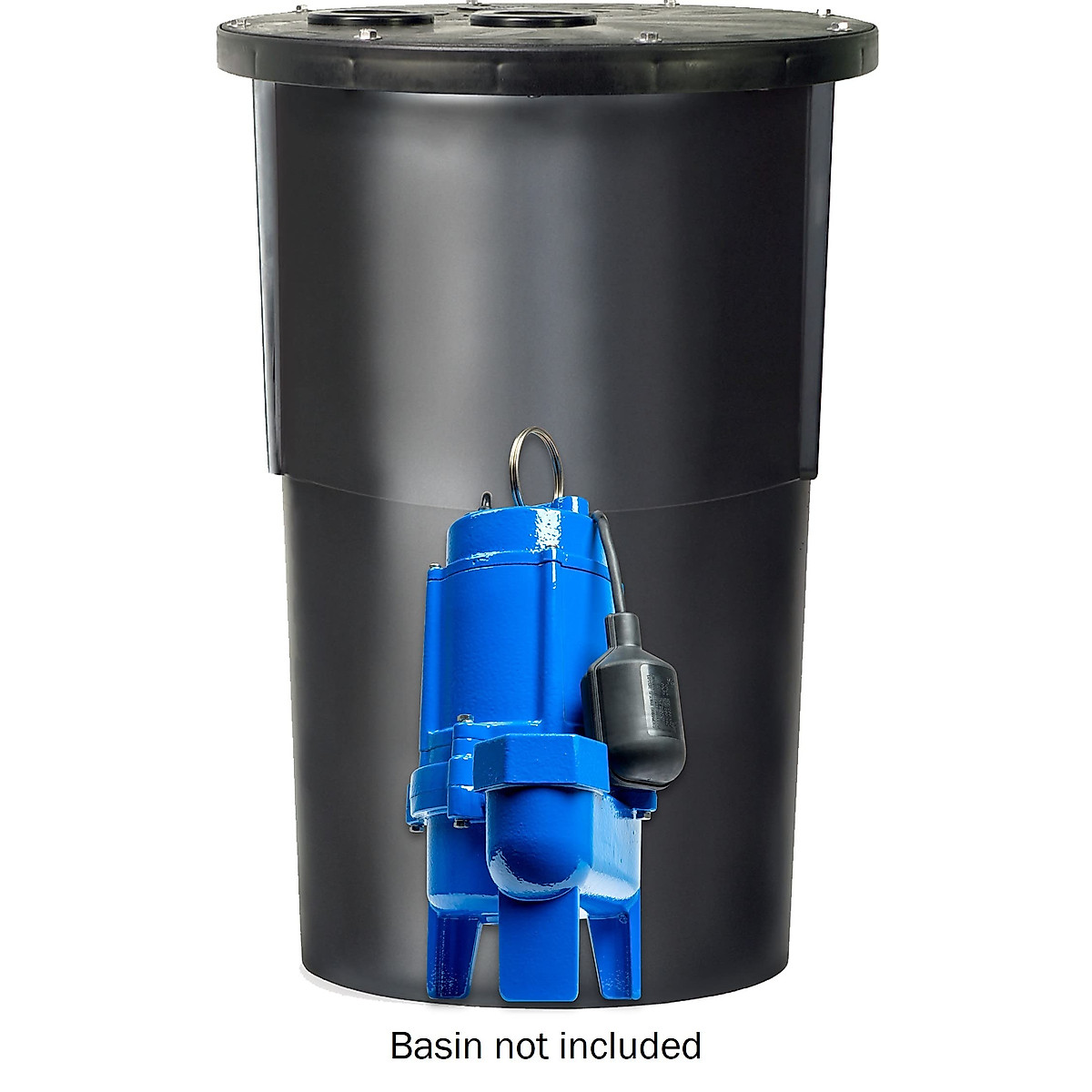 Little Giant LG-SEW75T 115 Volt, 3/4 HP, 8400 GPH Cast Iron Sewage Pump with Tethered Switch and 20-Ft. Cord, Blue, 14942662