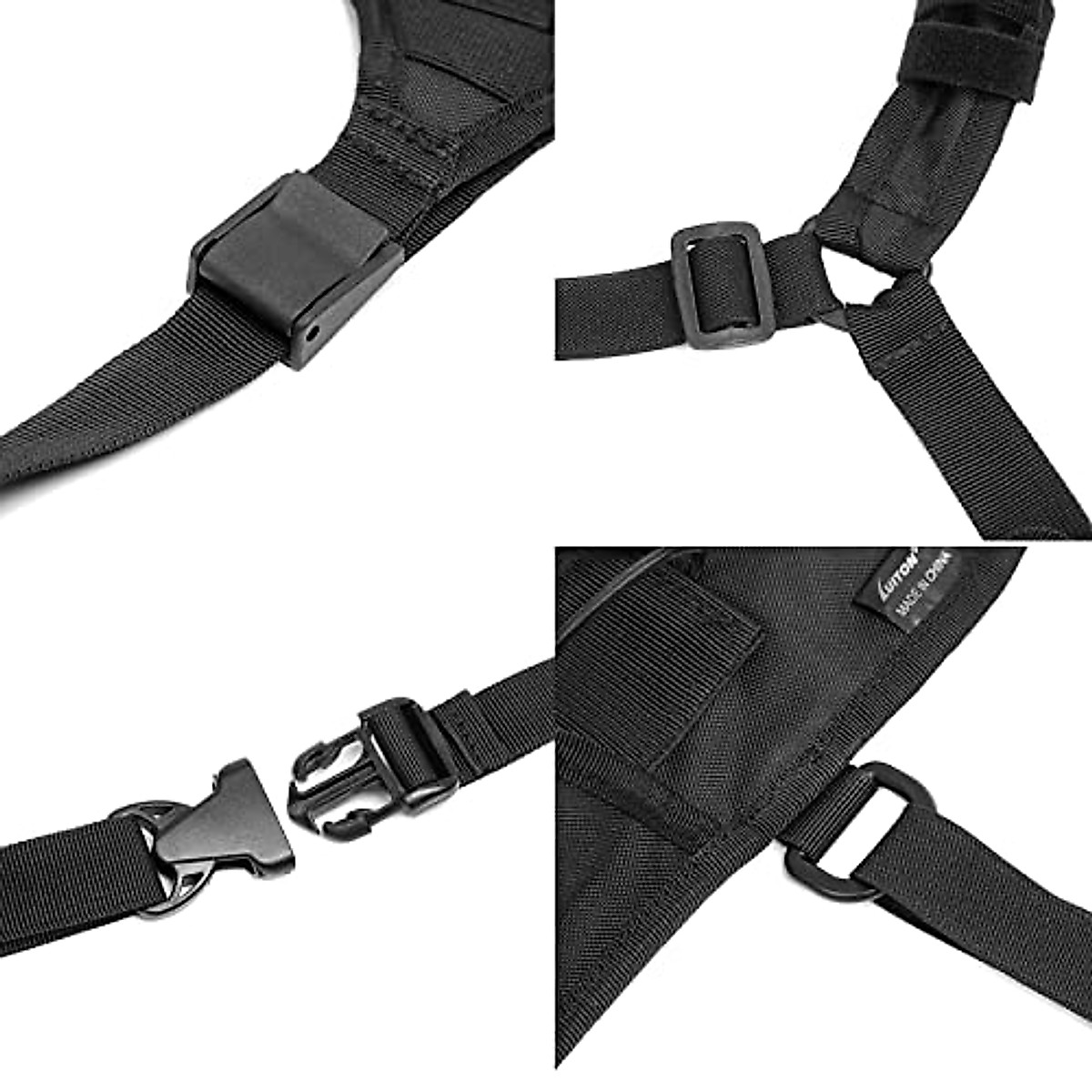 LUITON Radio Shoulder Holster Left Side Chest Harness Holder for Two Way Radios Walkie Talkie Rescue Essentials