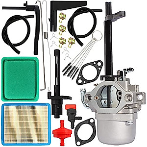 LIYYDS Carburetor Compatible with Storm Responder 5500 8250 Generator 030424 030430 Nikki 695114 695115 Troy-Bilt 5550w 10hp OHV 01919 204412-0147-E1 Porter Cable 5250 Watt BSI525-W