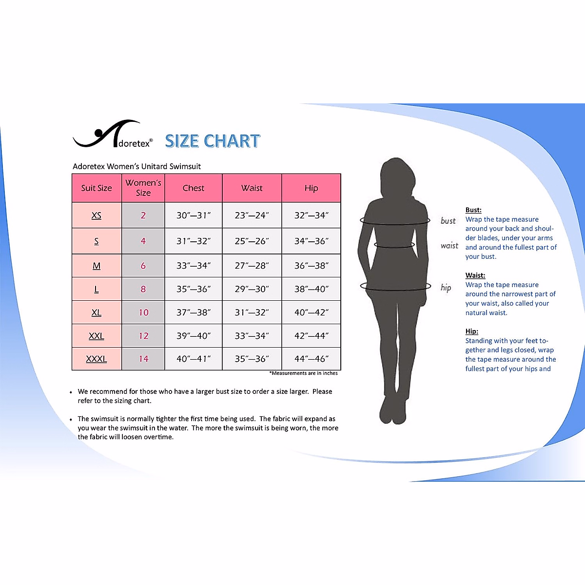 Adoretex Women's One Piece Bathing Suits, Boyleg Unitard Swimsuit for Water Aerobics, Fitness or Lap Swimming (FU001) - Black - L