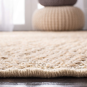 SAFAVIEH Palm Beach Collection Accent Rug - 3' x 5', Beige & Beige, Sisal Design, Non-Shedding & Easy Care, Ideal for High Traffic Areas in Entryway, Living Room, Bedroom (PAB361A)