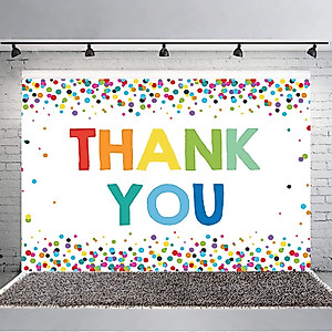 Ticuenicoa 5×3ft Thank You Backdrop Labor Day Thanks for All You do Father Staff Teachers Professors Doctors Banner National Nurses Day Photography Background Retirement Party Supplies Decorations