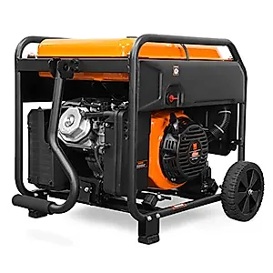 WEN GN875i RV/Transfer-Switch-Ready 8750-Watt Electric Start Open Frame Inverter Generator, Black