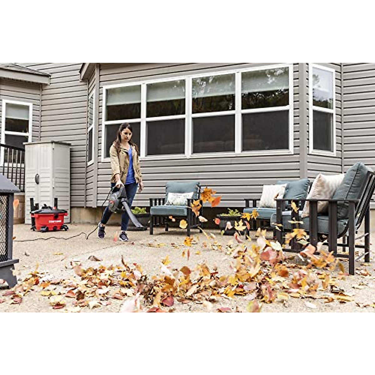CRAFTSMAN CMXEVBE17606 12 Gallon 6 Peak HP Wet/Dry Vac with Detachable Leaf Blower, Portable Shop Vacuum with Attachments