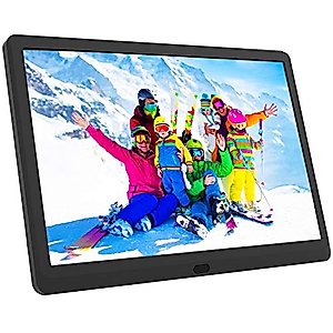 Atatat 10 Inch Digital Photo Frame with 1920x1080 IPS Screen, Digital Picture Frame with 1080P Video, Music, Slideshow, Adjustable Brightness, Auto Rotate, Photo Deletion, Remote