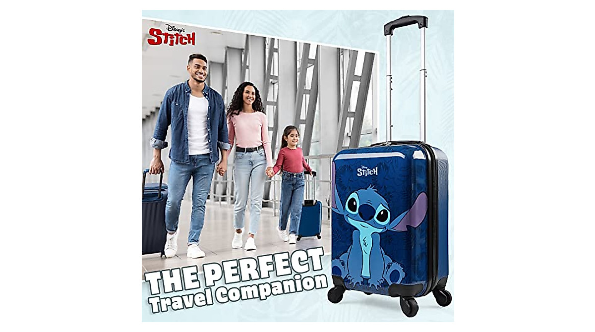 Disney Stitch Kids Carry On Suitcase - Travel in Style