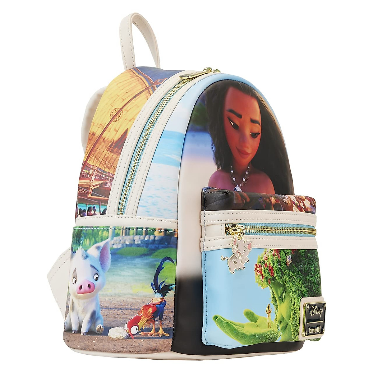 Loungefly Disney Moana Princess Scene Double Strap Shoulder Bag