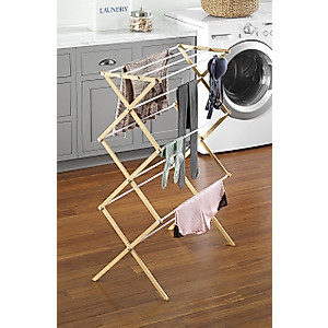 Whitmor Natural Wood Drying Rack