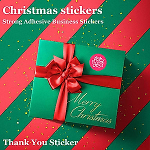 Thank You Stickers Rolls 2500 Pcs - 1 Inch Floral Designs Thank You Stickers Labels for Baking Packaging Envelope Seals Small Business Flower Stickers Tags for Wedding Birthday Party Gift Wrap Bag