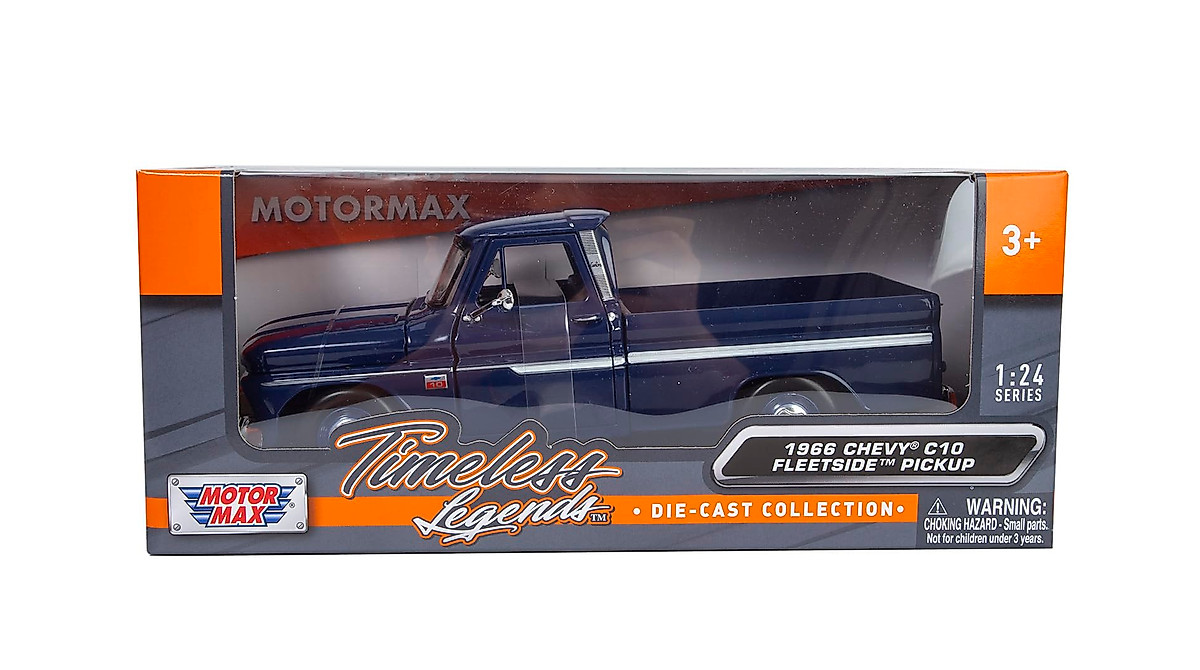 1966 Chevy C10 Fleetside Diecast Model - Vintage Truck Replica