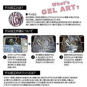 ユーパワー Eupower Peter Mots Gel Treated Art Frame Garden Flowers