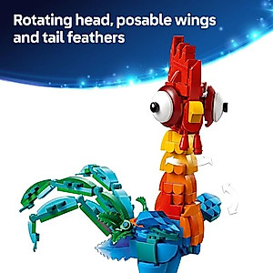 LEGO Disney Moana 2 Heihei - Building Toy for Kids, Girls & Boys, Ages 9+ - Gift for Easter - Moana & Disney Toy for Fans - 43272