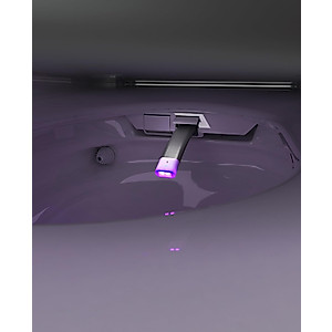 Captiva Smart Bidet Toilet with Voice Command - Fresh Air Filtration System - Heated toilet Seats - Elongated Floor Mount Toilet Smart Concealed Water Tank LED Display - Power Off Flush