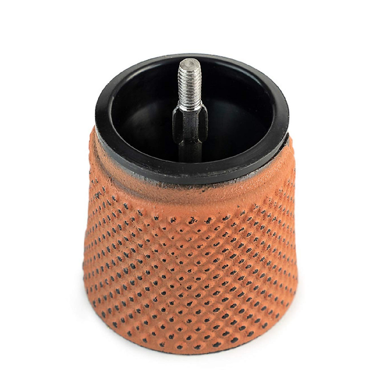 Peugeot Bali FONTE Cast Iron Pepper Mill, 8cm/3 In Orange, Black, 3.15in.