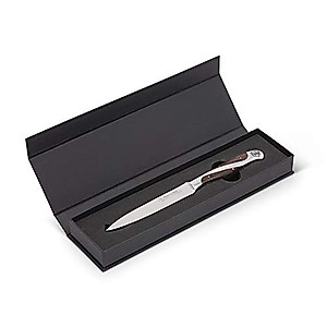 Hammer Stahl Utility Knife | 4.5 Inch Petty Kitchen Knife | German Forged High Carbon Steel Sandwich Knife | All Purpose Utility Knife for Detailing With Ease | Ergonomic Quad-Tang Pakkawood Handle