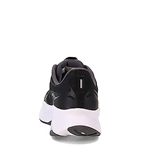 Saucony Women's Guide 15 Running Shoe, Black/White, 8 Wide